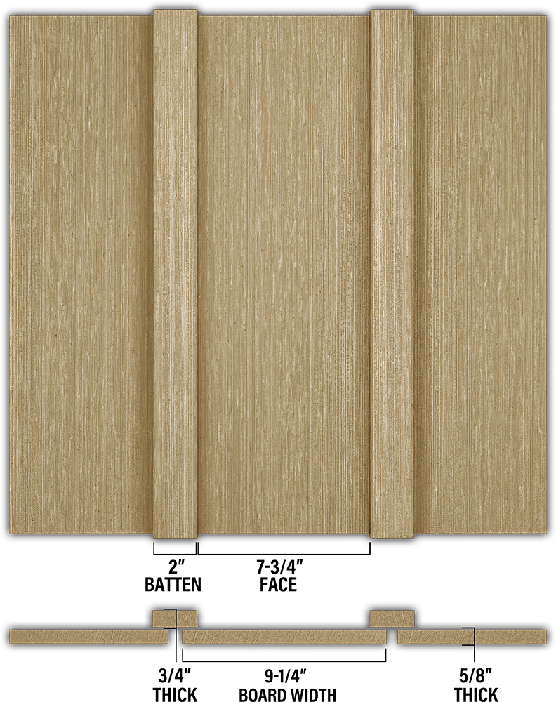 RoughSawn Board & Batten - Individual – NuCedar Samples